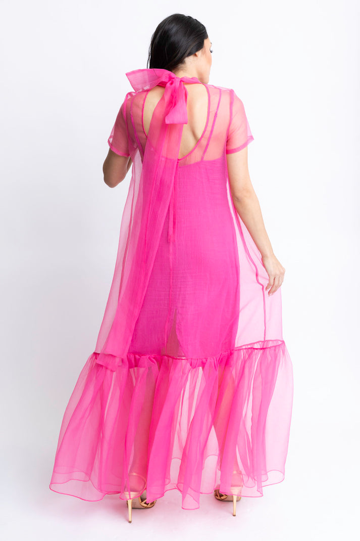 Organza Bow Maxi Dress – Shop Karlie